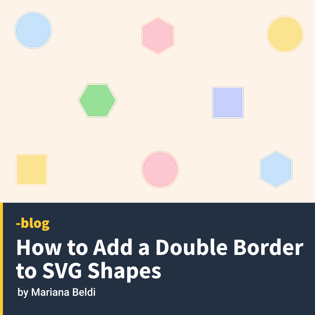 How To Add A Double Border To SVG Shapes Leniolabs 